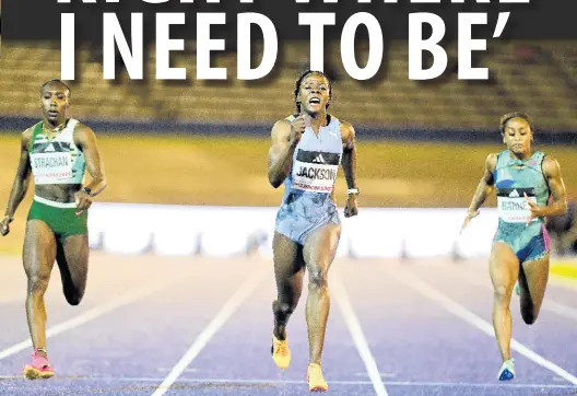 ‘RIGHT WHERE I NEED TO BE’ - PressReader