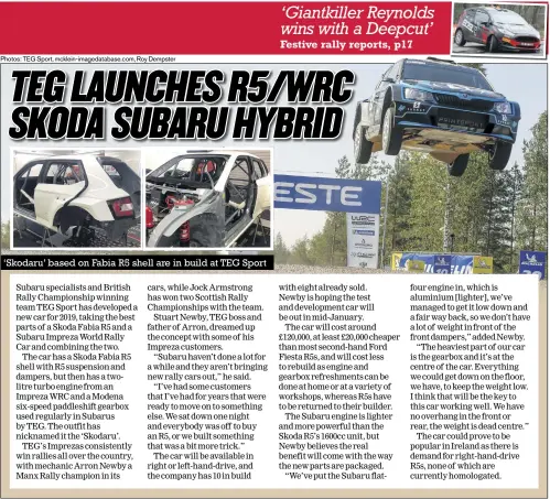 TEG LAUNCHES R5/WRC SK OD A SUBARU HYBRID - PressReader