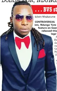 DOBBA DON, NDUNGE YUTE ON GEARBOX RIDDIM . . . BVS studio offers Dobba ...