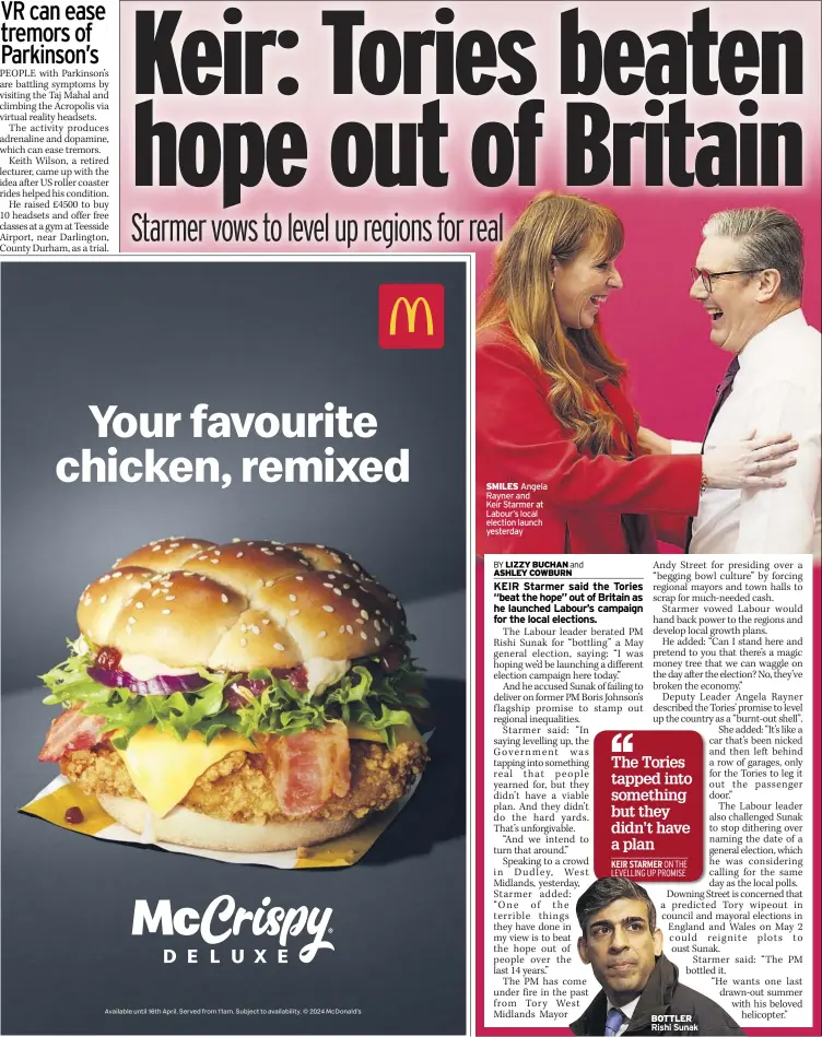 Keir: Tories beaten hope out of Britain - PressReader