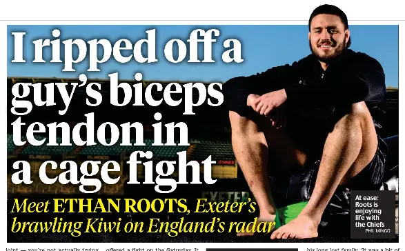 By Nik Simon I ripped off a guy’s biceps tendon in a cage fight ...