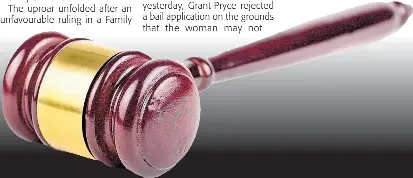 Woman hurls nasty words at the judge - PressReader