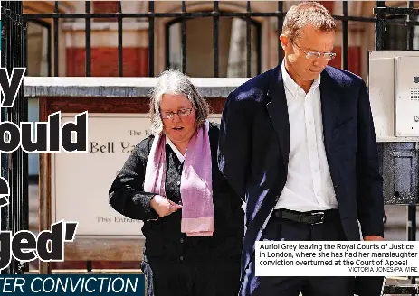Auriol Grey ‘simply should never have been charged’ - PressReader