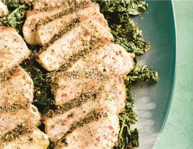 No marinade needed for Florentine pork chops - PressReader