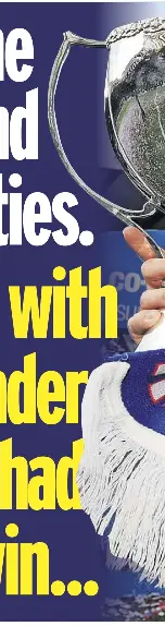 We’re down to nine men in cup final and praying for penalties. But at THAT time, with THAT team ...