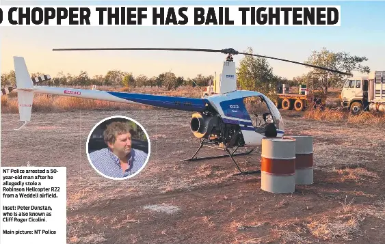 ALLEGED CHOPPER THIEF HAS BAIL TIGHTENED - PressReader