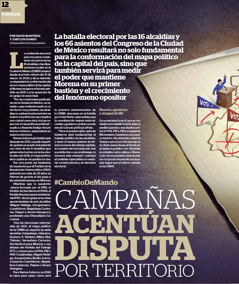 CAMPAÑAS ACENTÚAN DISPUTA POR TERRITORIO - PressReader