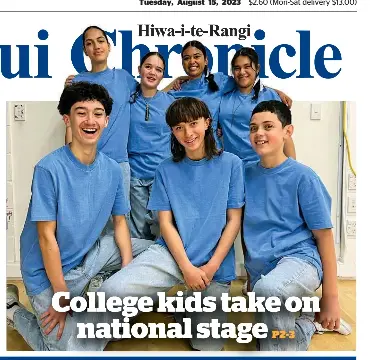 College kids take on national stage - PressReader