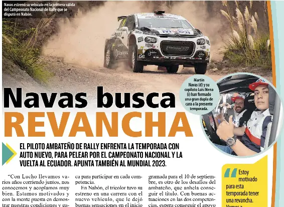 Navas busca REVANCHA - PressReader