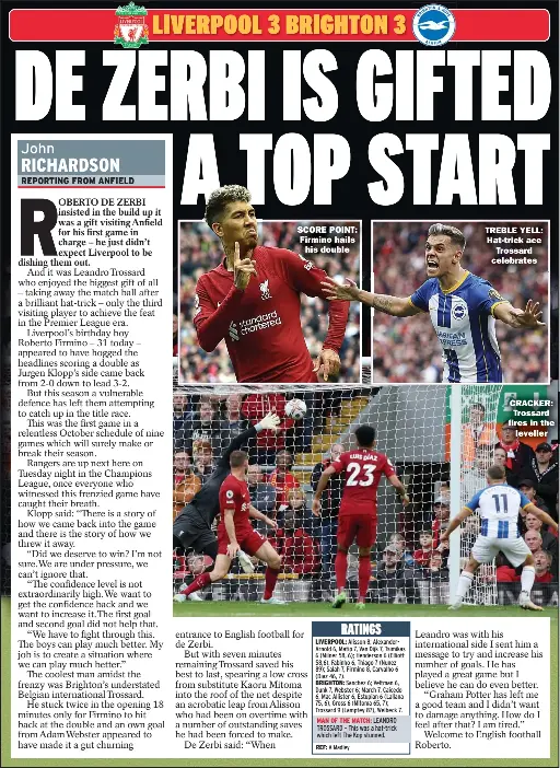 DE ZERBI IS GIFTED A TOP START - PressReader