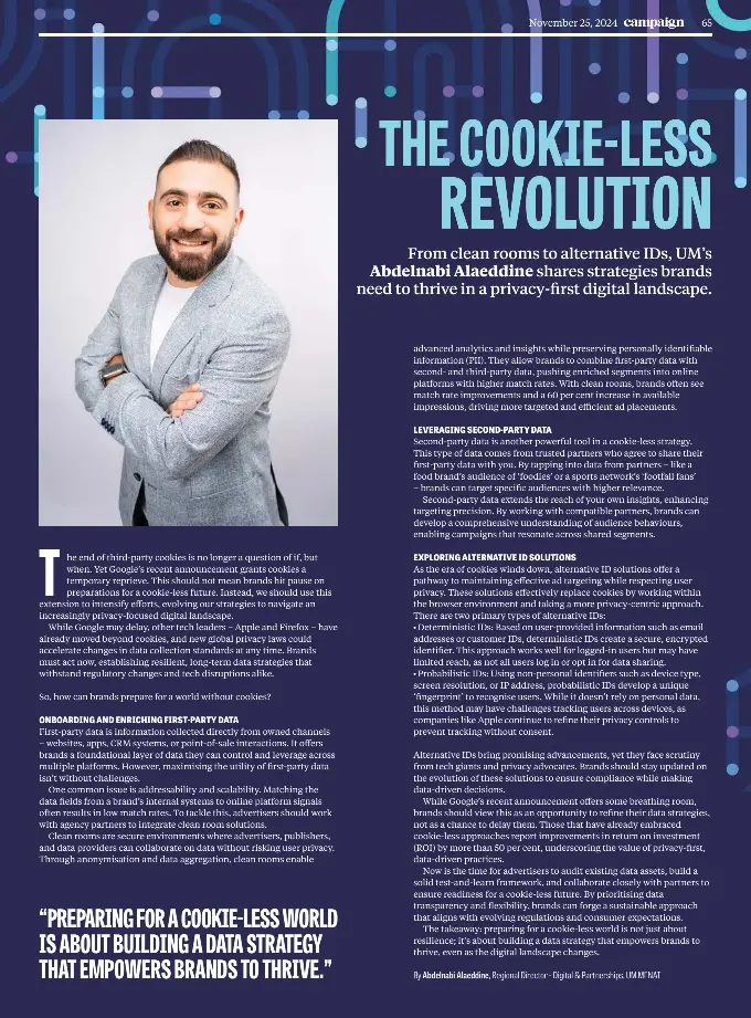 THE COOKIE-LESS REVOLUTION - PressReader