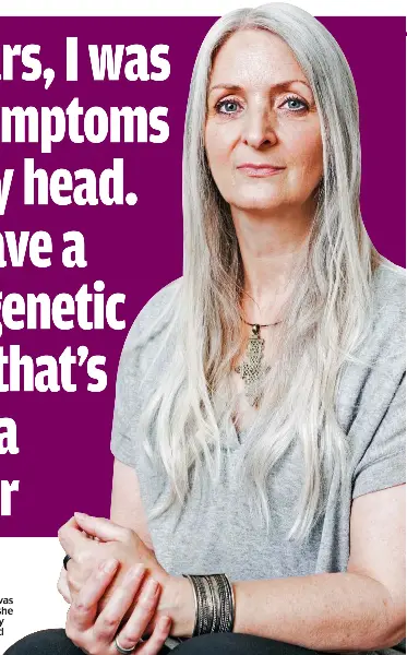 For 30 years, I was told my symptoms were in my head. In fact I have a ...