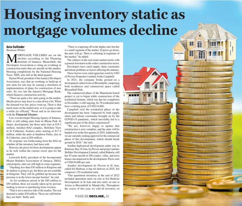 Housing inventory static as mortgage volumes decline - PressReader