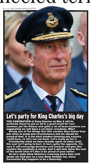 Let’s party for King Charles’s big day - PressReader