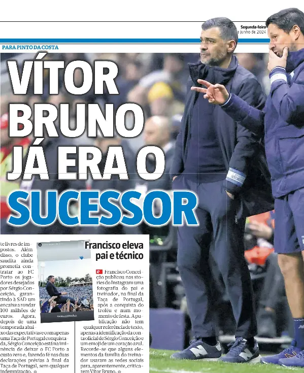VÍTOR BRUNO JÁ ERA O SUCESSOR - PressReader