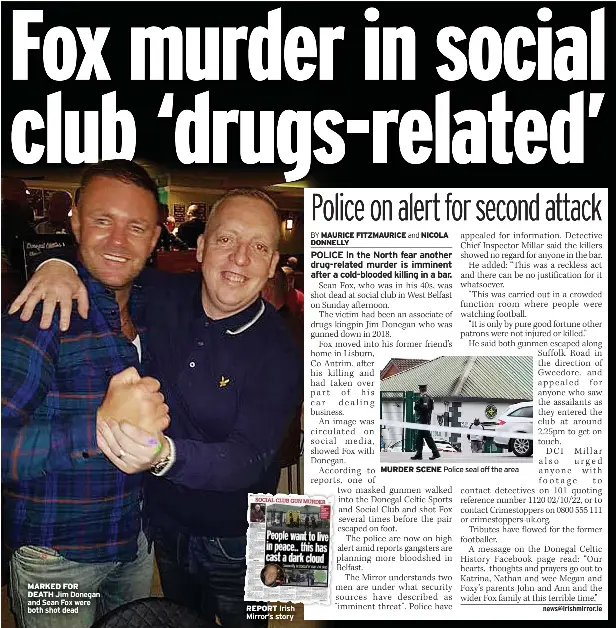 Fox murder in social club ‘drugs-related’ - PressReader