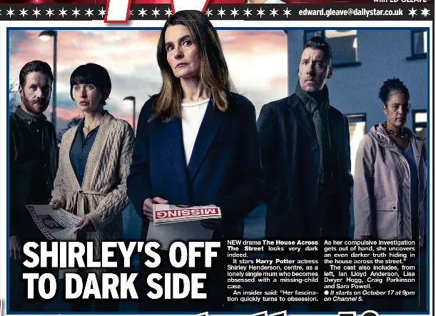SHIRLEY’S OFF TO DARK SIDE - PressReader