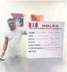 NDLEA nabs drug baron, Temo, after years of evading arrest - PressReader