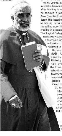 Bishop Robert Thompson is dead - PressReader