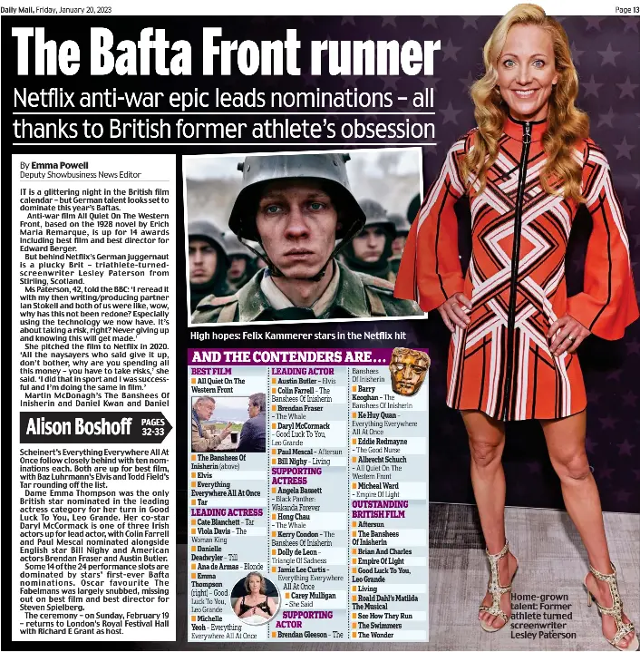 The Bafta Front runner - PressReader