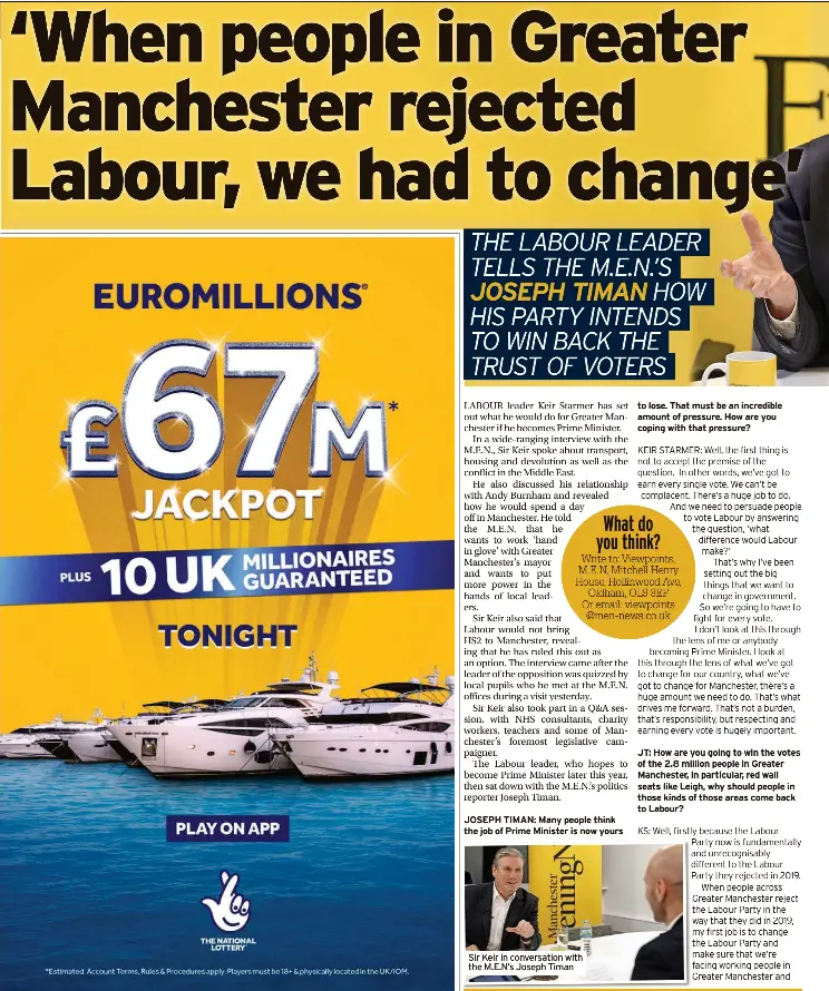 ‘When people in Greater Manchester rejected Labour, we had to change’ - PressReader