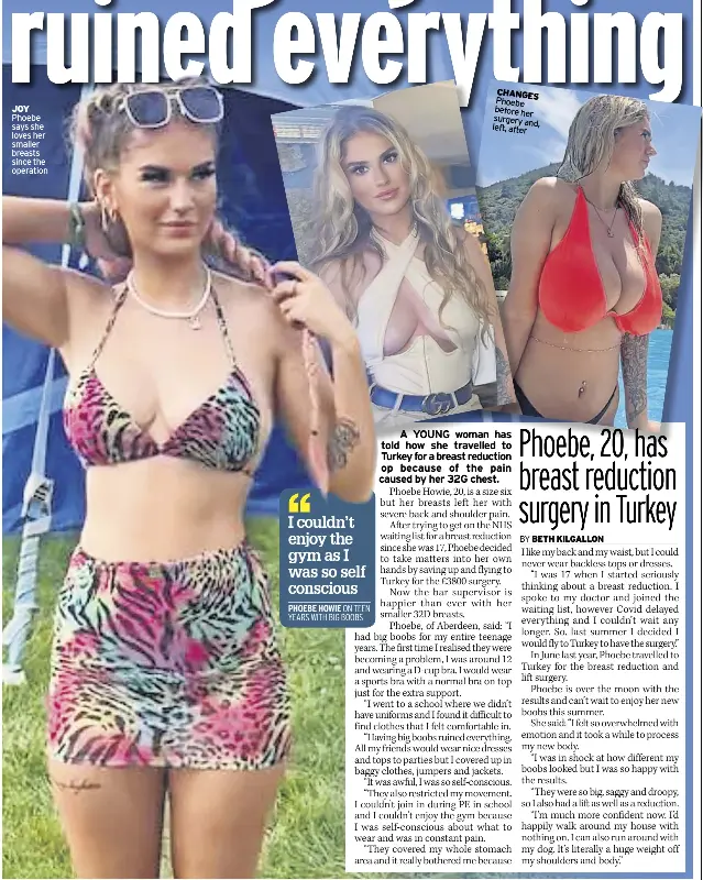 Having big boobs ruined everything - PressReader