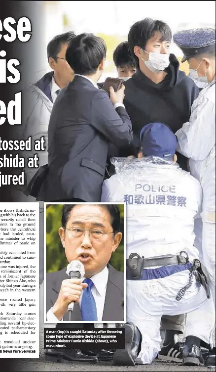 Japanese leader is attacked - PressReader