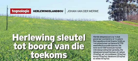 Herlewing sleutel tot boord van die toekoms - PressReader