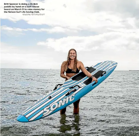 Britt arms herself for 33.3km trip - PressReader