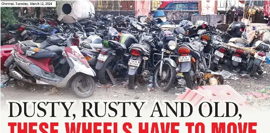 DUSTY, RUSTY AND OLD, THESE WHEELS HAVE TO MOVE - PressReader