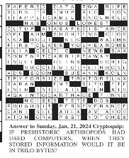 Premier sunday crossword store