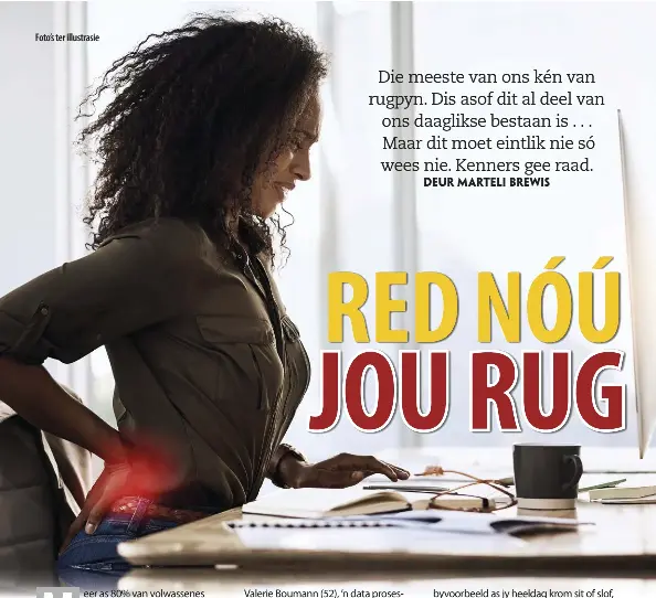 Rugpyn: Kenners gee raad om jou pyn te verlig - PressReader