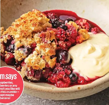 FRUIT CRUMBLE - PressReader