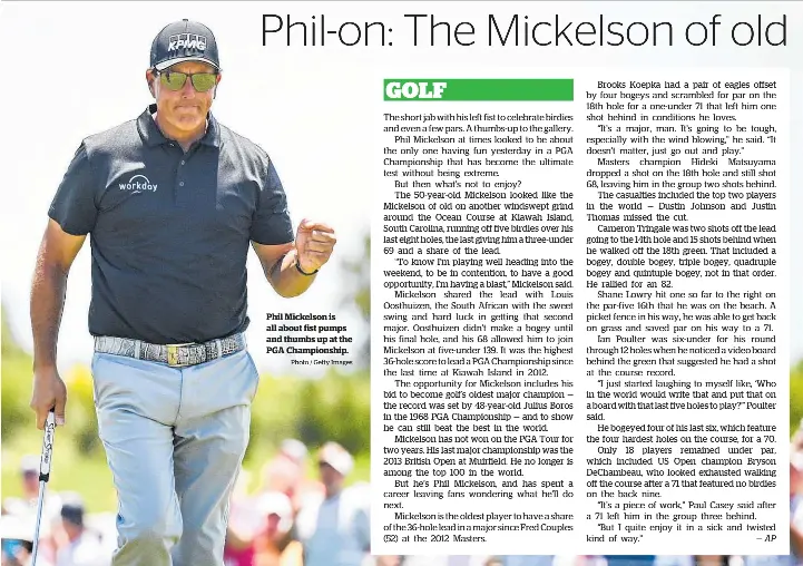 Phil-on: The Mickelson of old - PressReader