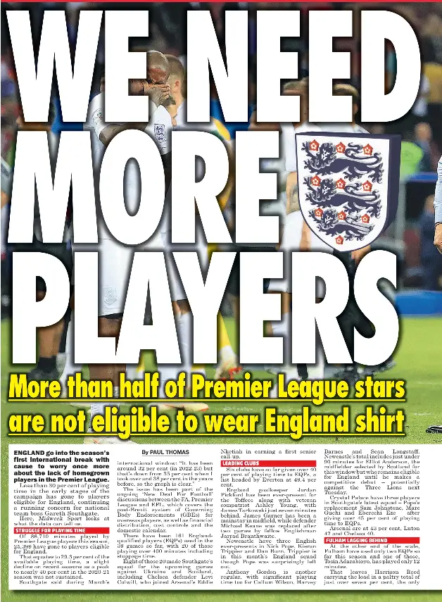 WE NEED MORE PLAYERS - PressReader