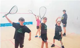 Coaches inspire new squash players - PressReader
