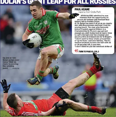 DOLAN’S GIANT LEAP FOR ALL ROSSIES - PressReader