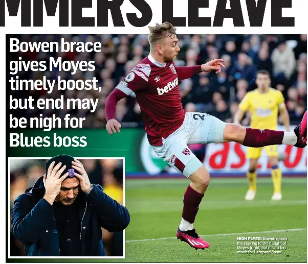 HAMMERS LEAVE FRANK ON BRINK - PressReader