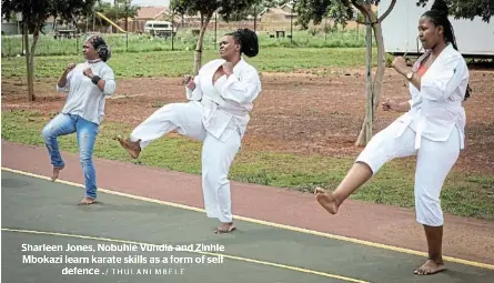 Women, kids learn how to take fight to abusers - PressReader