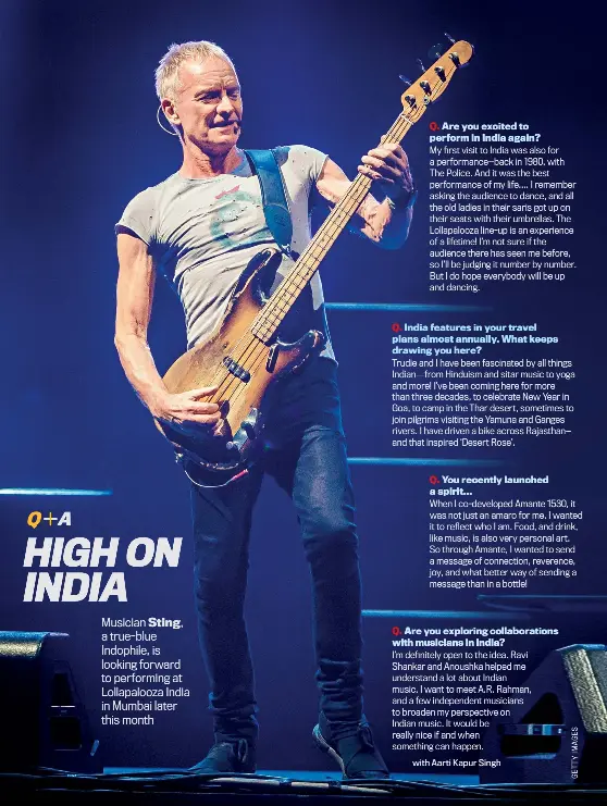 Q&A WITH STING - PressReader