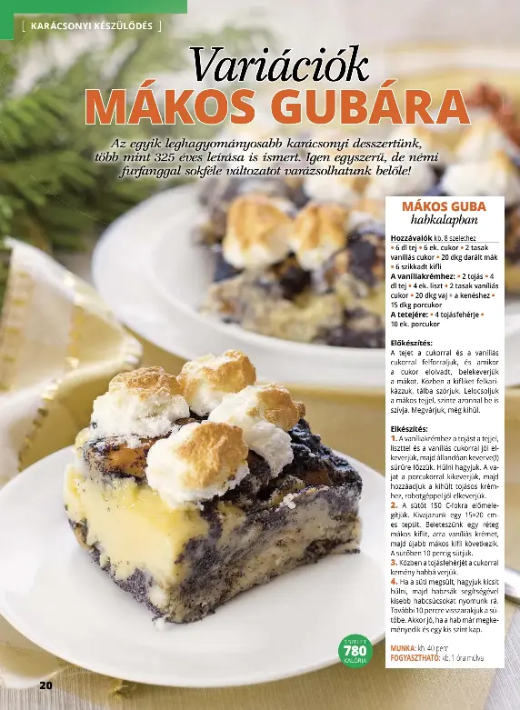 Mákos guba habkalapba­n - PressReader