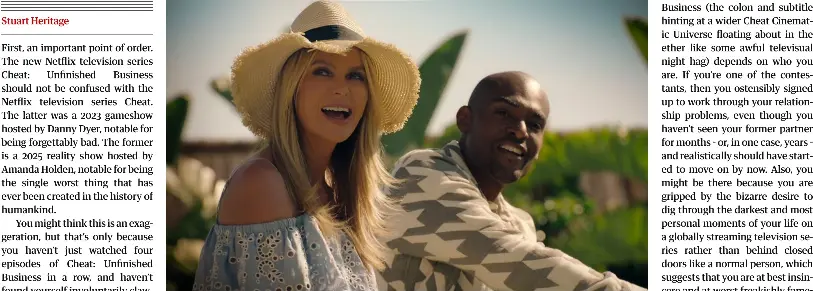 Cheat: Unfinished Business review show that has ever been created - PressReader