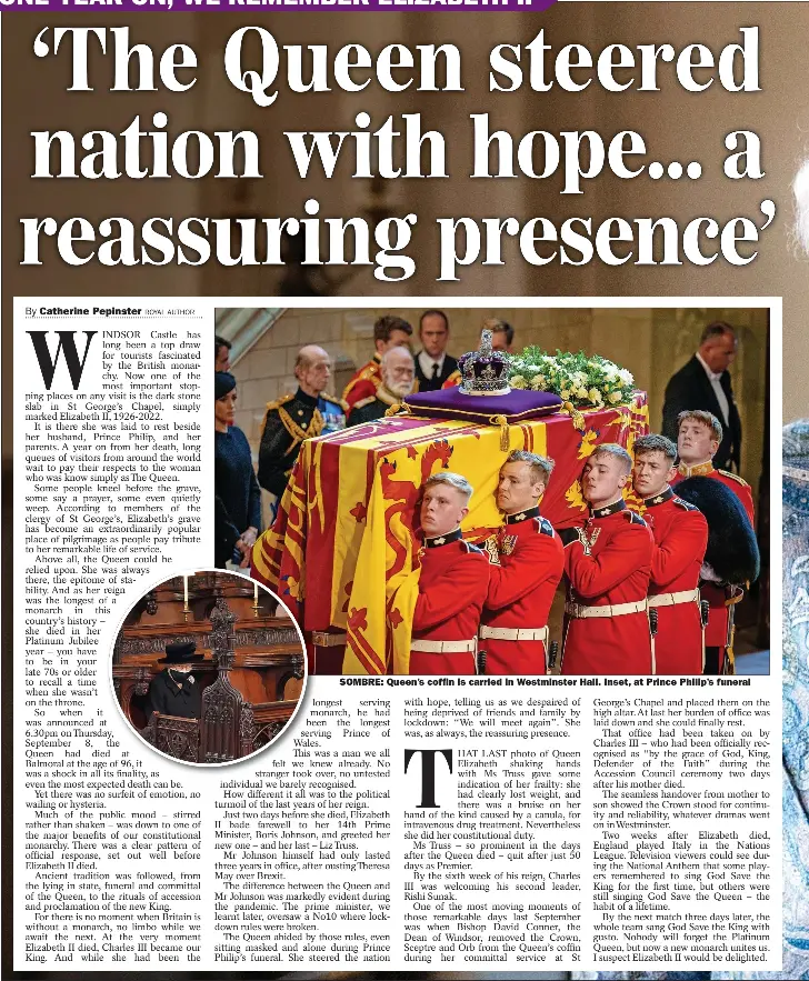 ‘The Queen steered nation with hope... a reassuring presence’ - PressReader