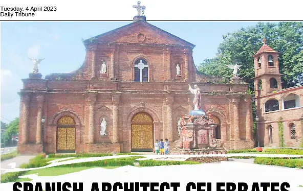 SPANISH ARCHITECT CELEBRATES CAGAYAN VALLEY HERITAGE CHURCHES - PressReader