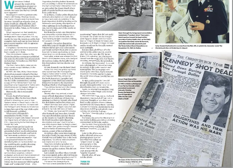 Trump assassinat­ion attempt has echoes of JFK ambush - PressReader