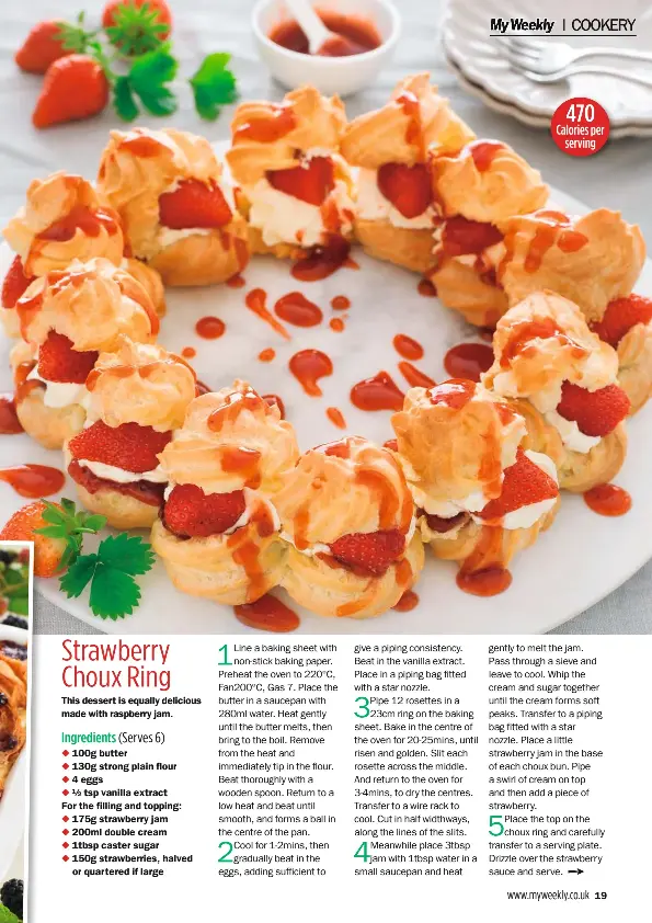Strawberry Choux Ring - PressReader