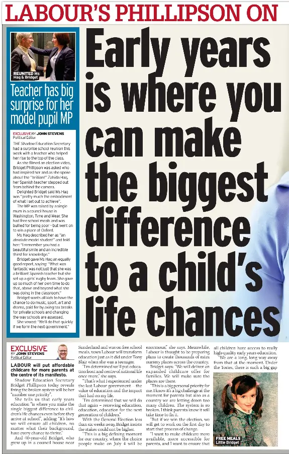 Early years is where you can make the biggest difference to a child’s life chances - PressReader