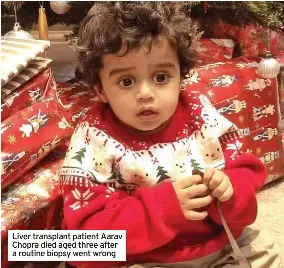 Boy died after hospital error during routine op - PressReader