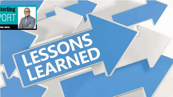 Lessons learnt this past year! - PressReader