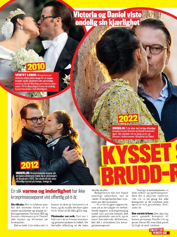 KYSSET STILNET BRUDD-RYKTENE - PressReader